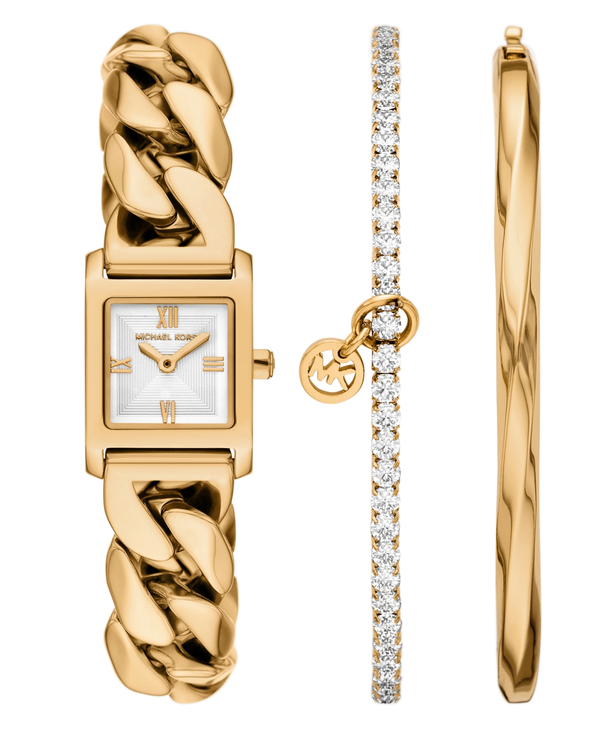 Click here for Michael Michael Kors Womens Georgie Two-Hand Gold-... prices