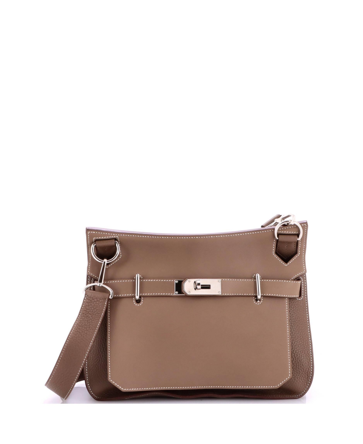 Click here for Pre-Owned HERMES 31 Jypsiere Bag Clemence and Swif... prices