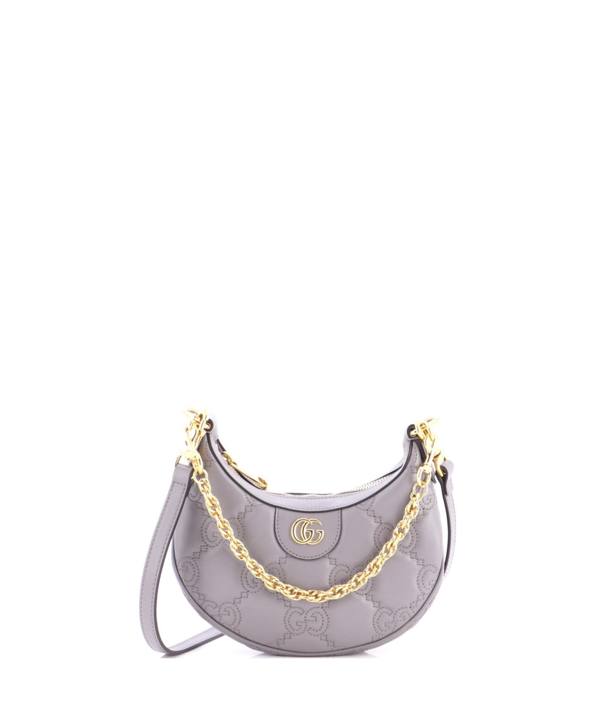 Click here for Pre-Owned Gucci Mini Half Moon Hobo Gg Matelasse L... prices