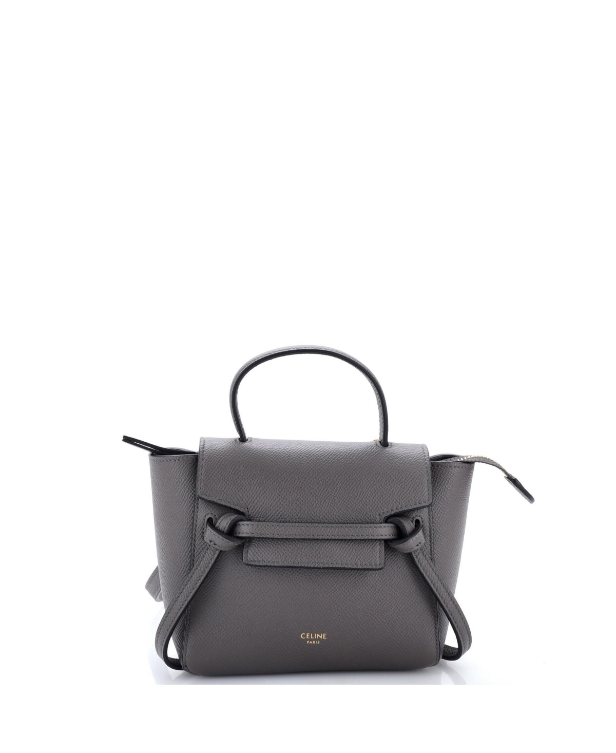 Click here for Pre-Owned Celine Pico Belt Bag Textured Leather -... prices