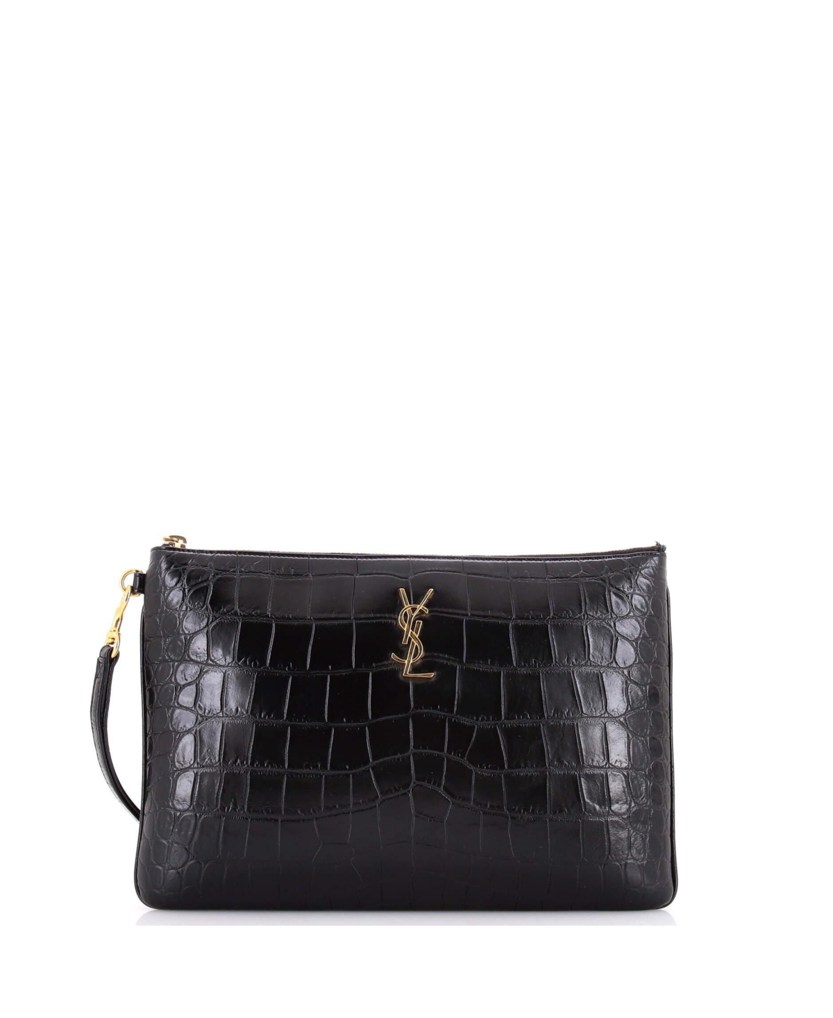 Click here for Pre-Owned Saint Laurent Classic Monogram Tablet Wr... prices