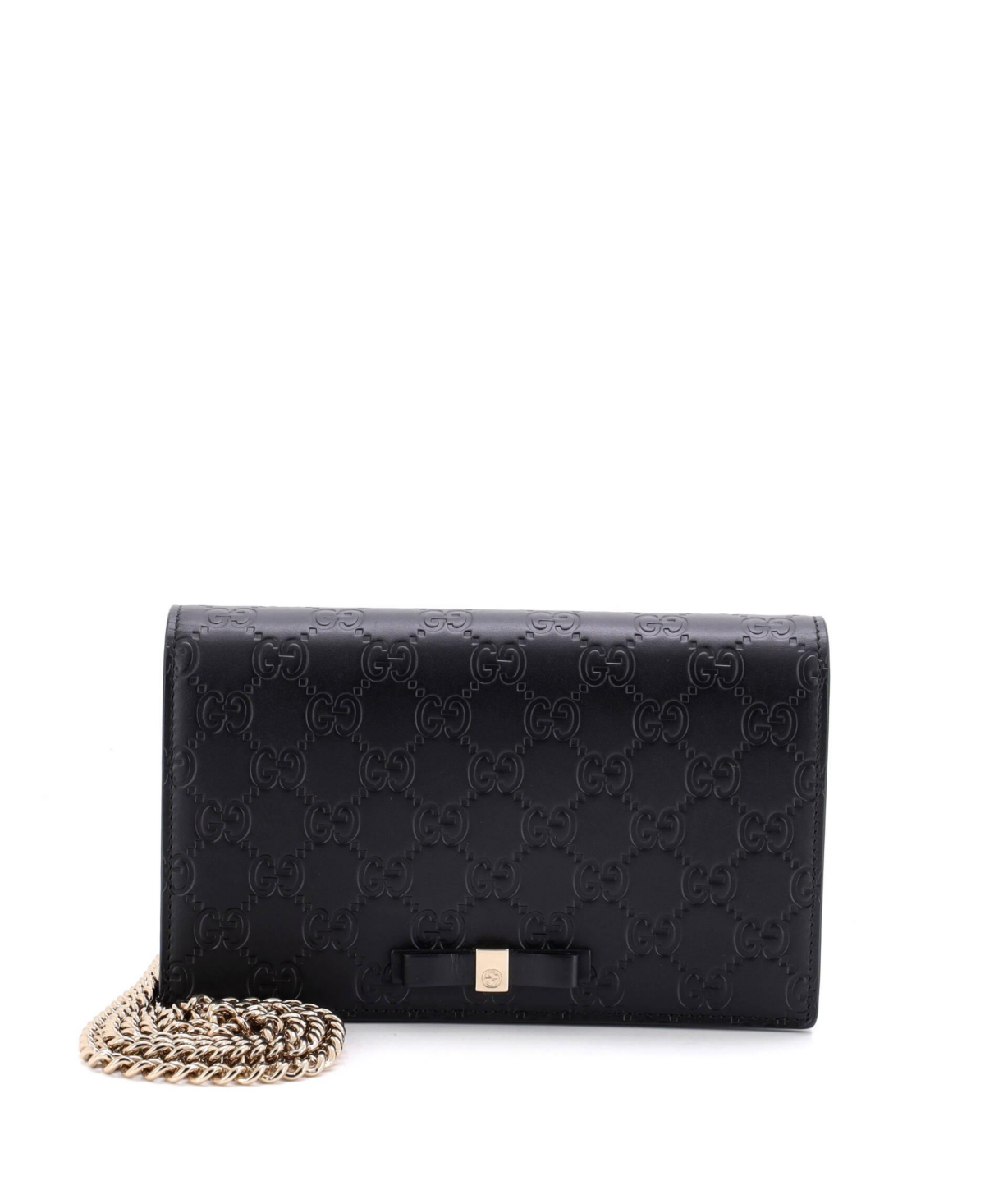 Click here for Pre-Owned Gucci Signature Wallet on Chain Guccissi... prices