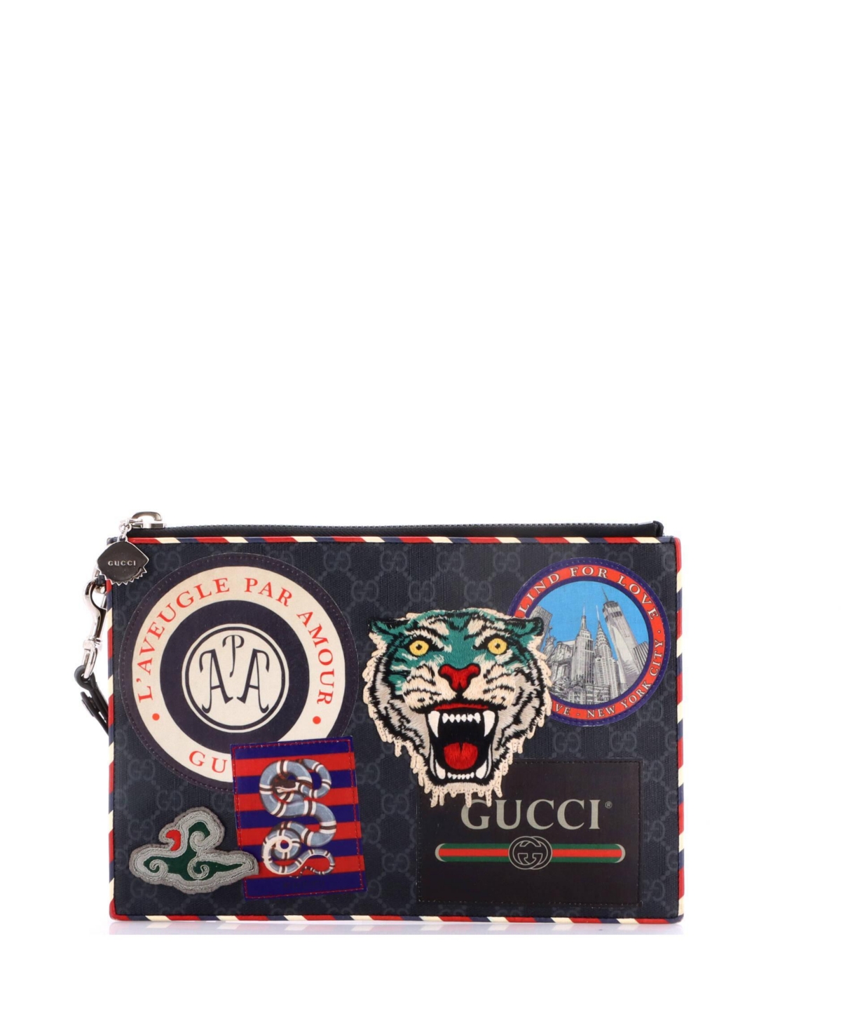 Click here for Pre-Owned Gucci Night Courrier Pouch Gg Coated Can... prices