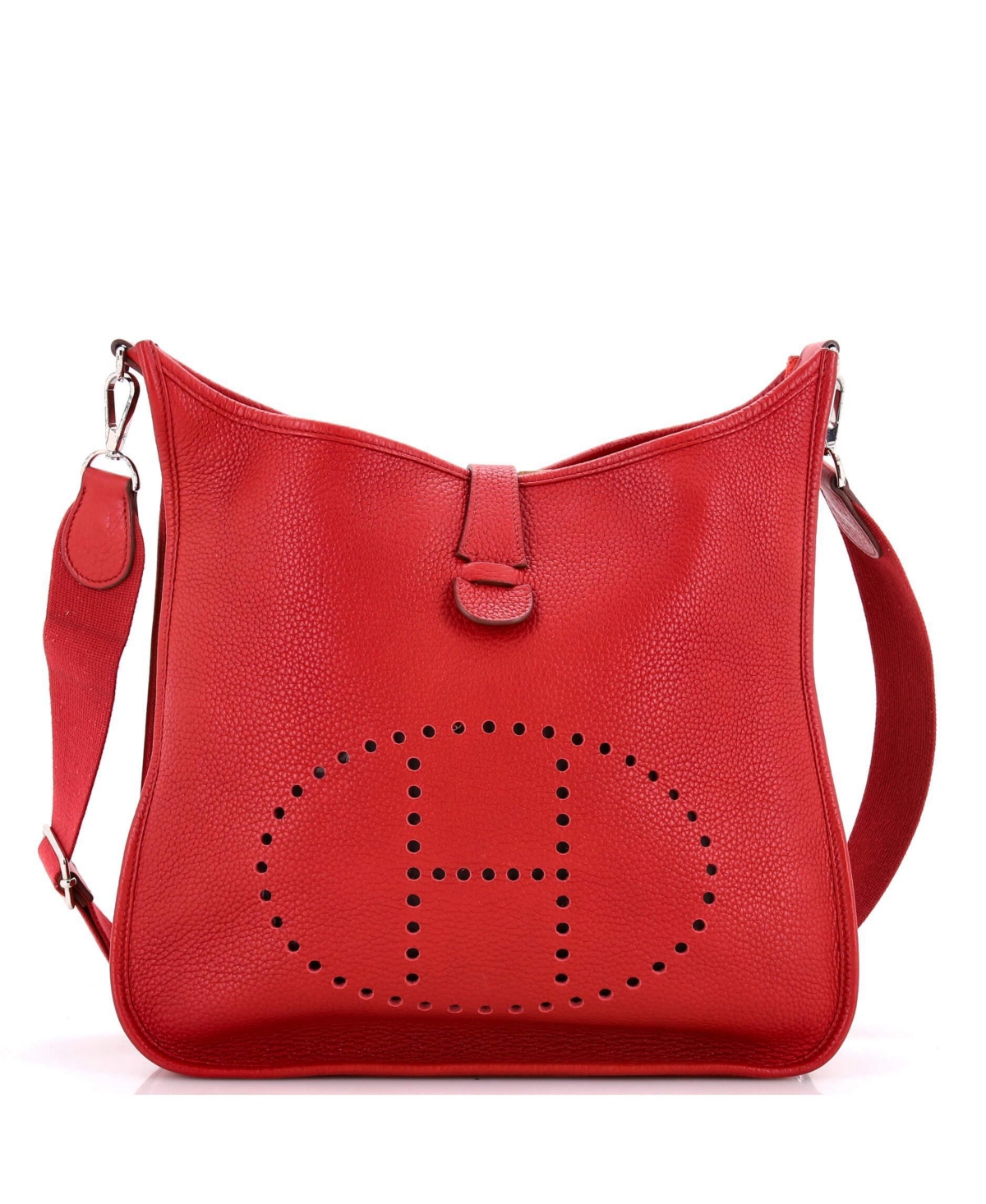 Click here for Pre-Owned Hermes Gm Evelyne Bag Gen Iii Clemence -... prices