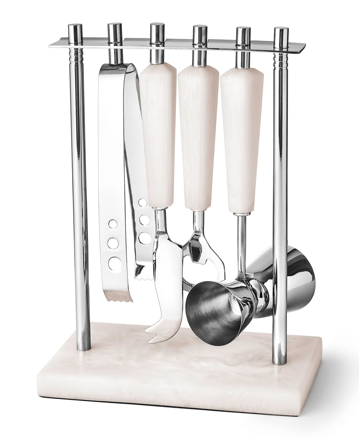 Click here for Godinger Asher Stainless-Steel 5-Piece Bar Tool Se... prices