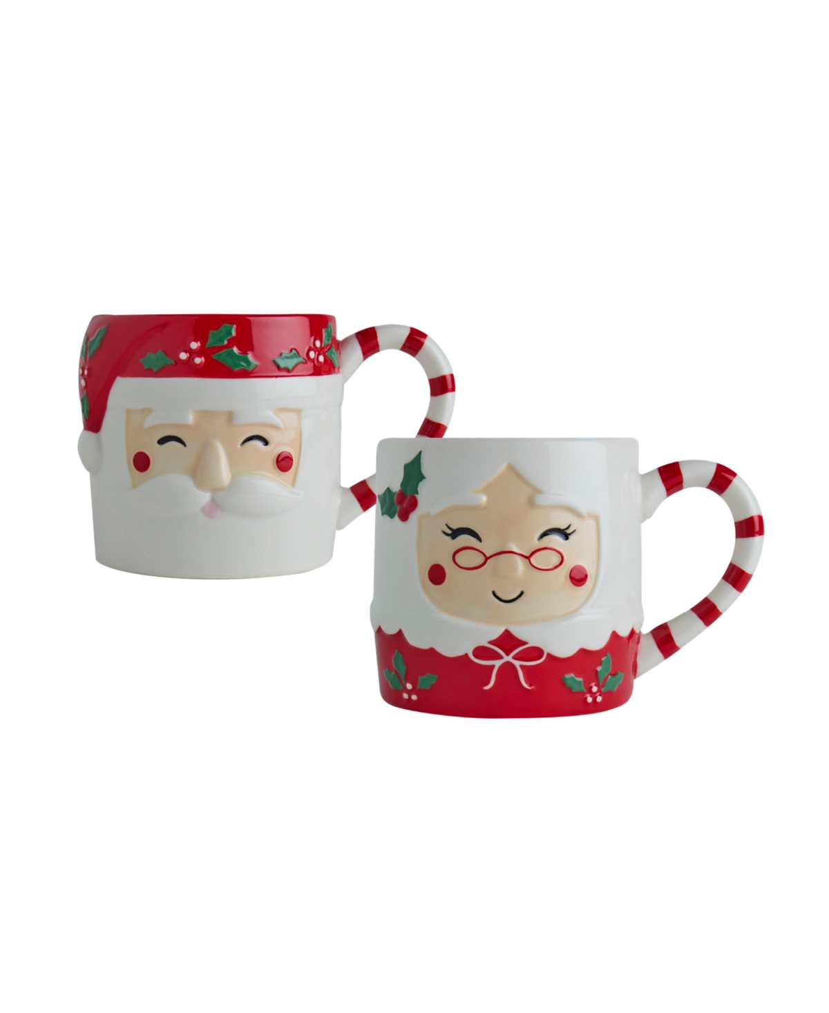 Click here for Haven Merry Sweets Mr. & Mrs Santa Claus Mugs  Set... prices