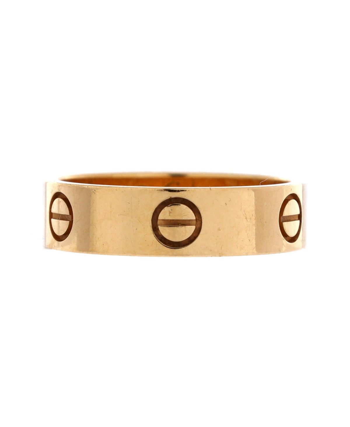 Click here for Pre-Owned Cartier Love Band Ring - 18k yellow gold prices