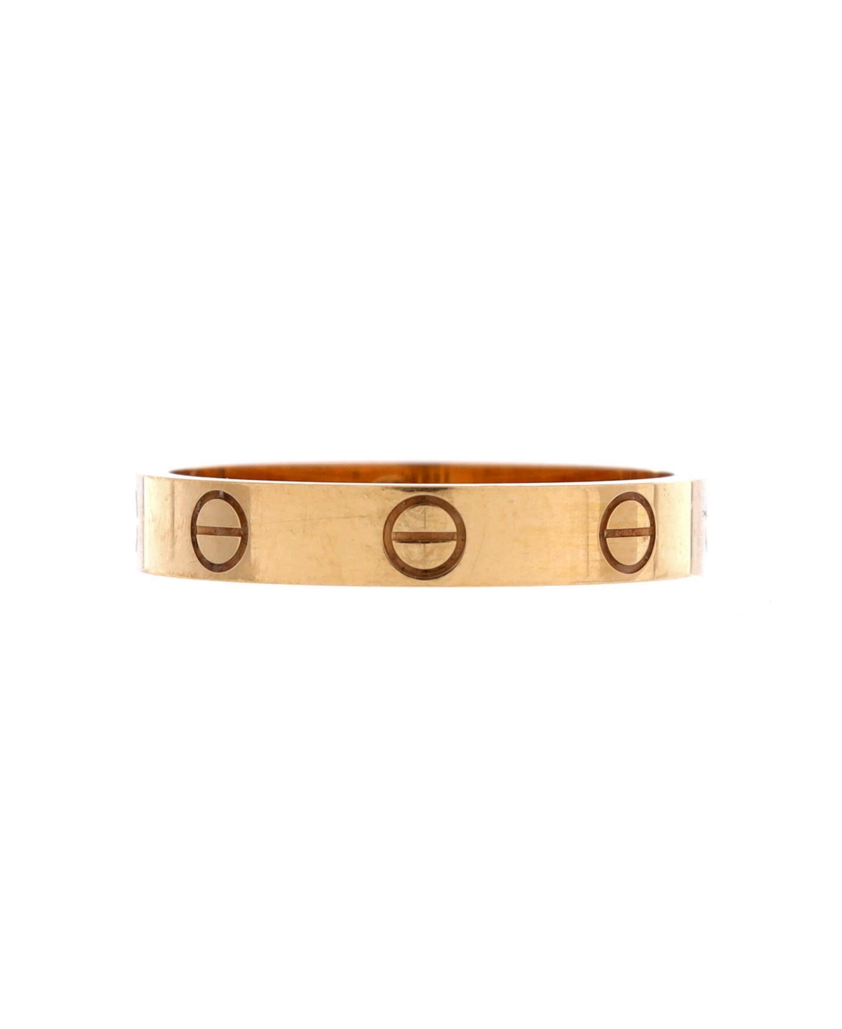 Click here for Pre-Owned Cartier Love Wedding Band Ring - 18k yel... prices
