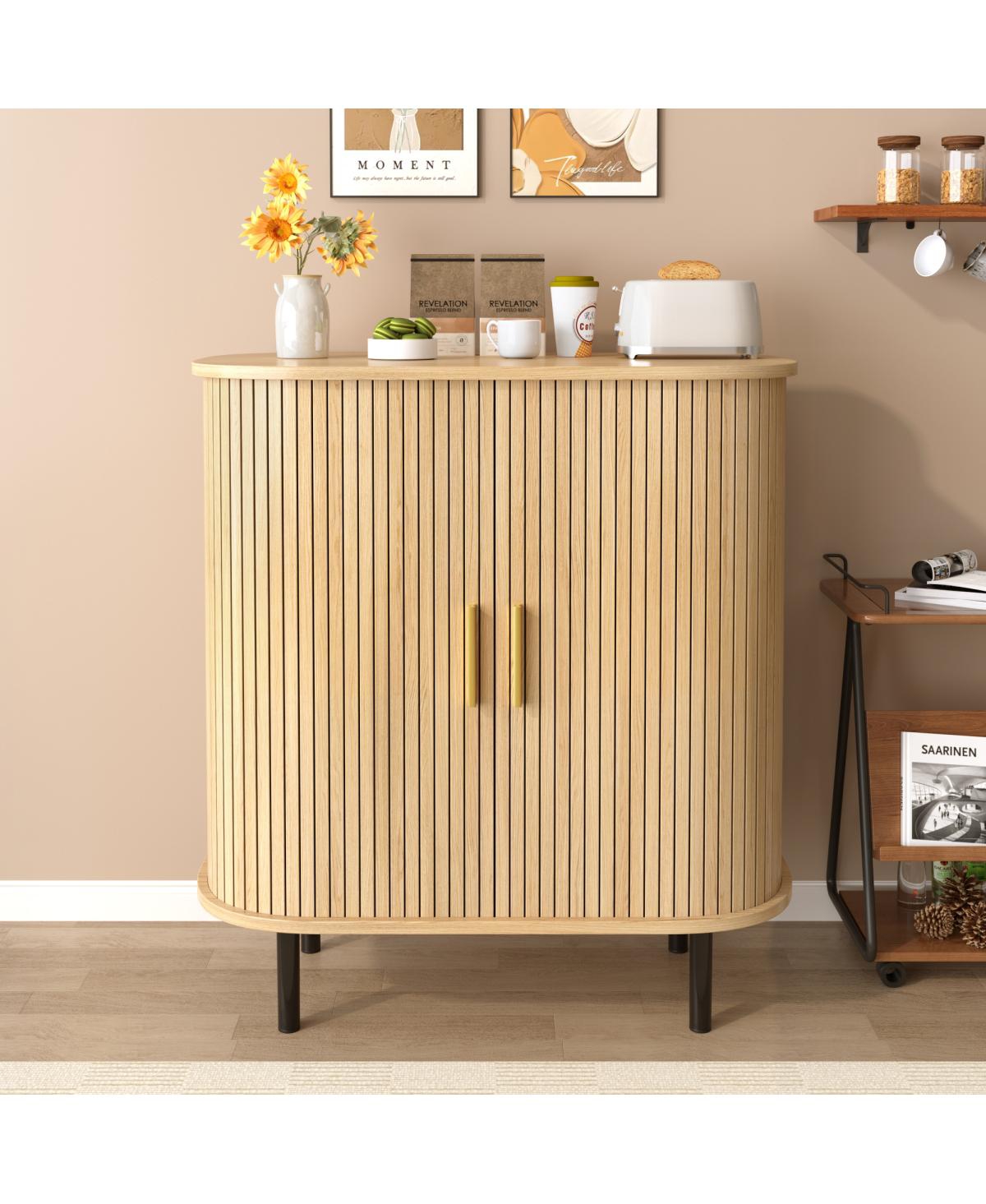 Click here for Streamdale Furniture 28 Fluted Wine Bar Cabinet wi... prices