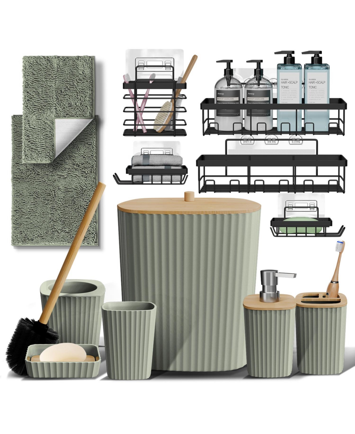 Click here for Clara Clark Modern Complete Bathroom Decor and Acc... prices