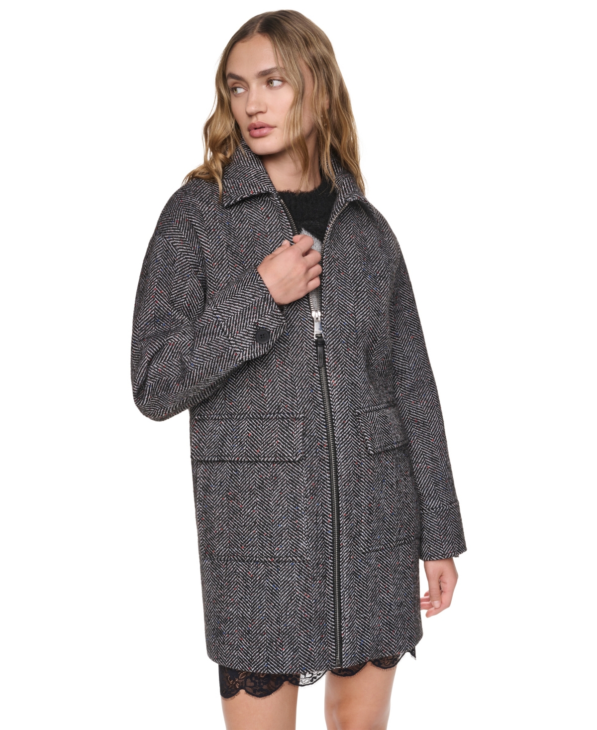 Click here for Dkny Womens Boucle and Speckled Herringbone Tailor... prices