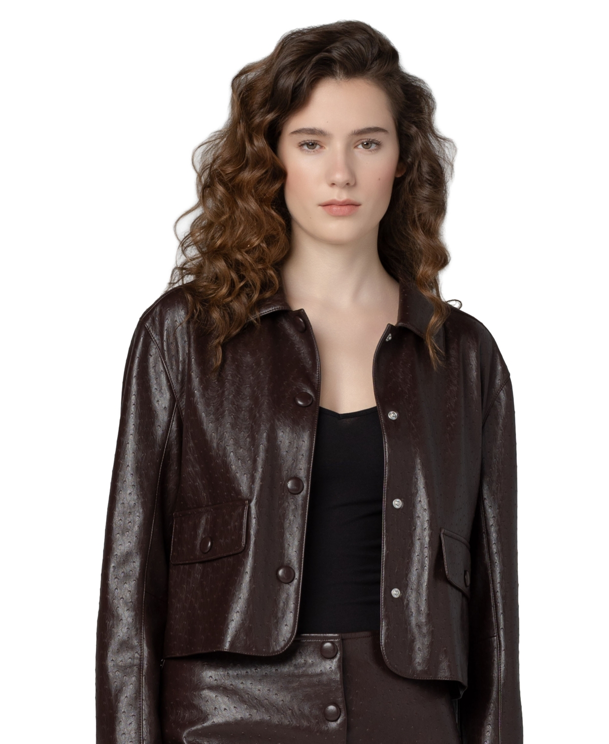 Click here for Blank Nyc Womens Collared Neck Jacket - Wait For I... prices