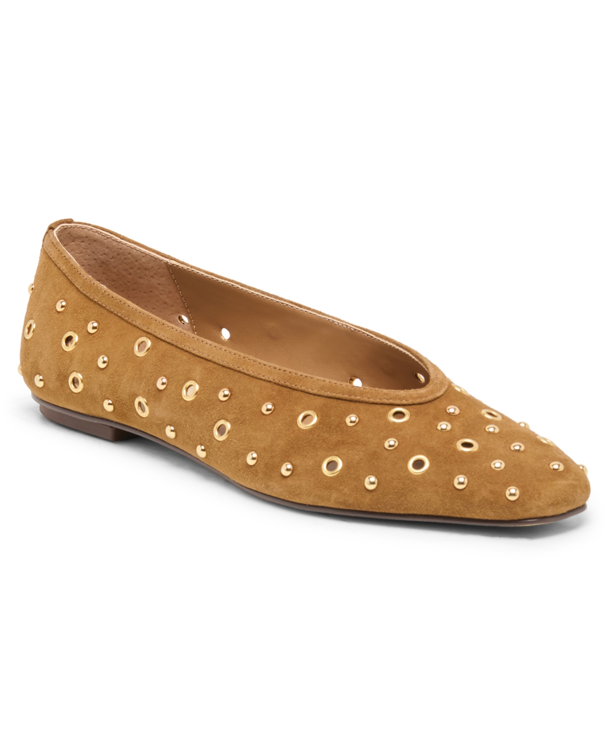 Click here for Dolce Vita Womens Caret Stud Slip-On Flats - Light... prices