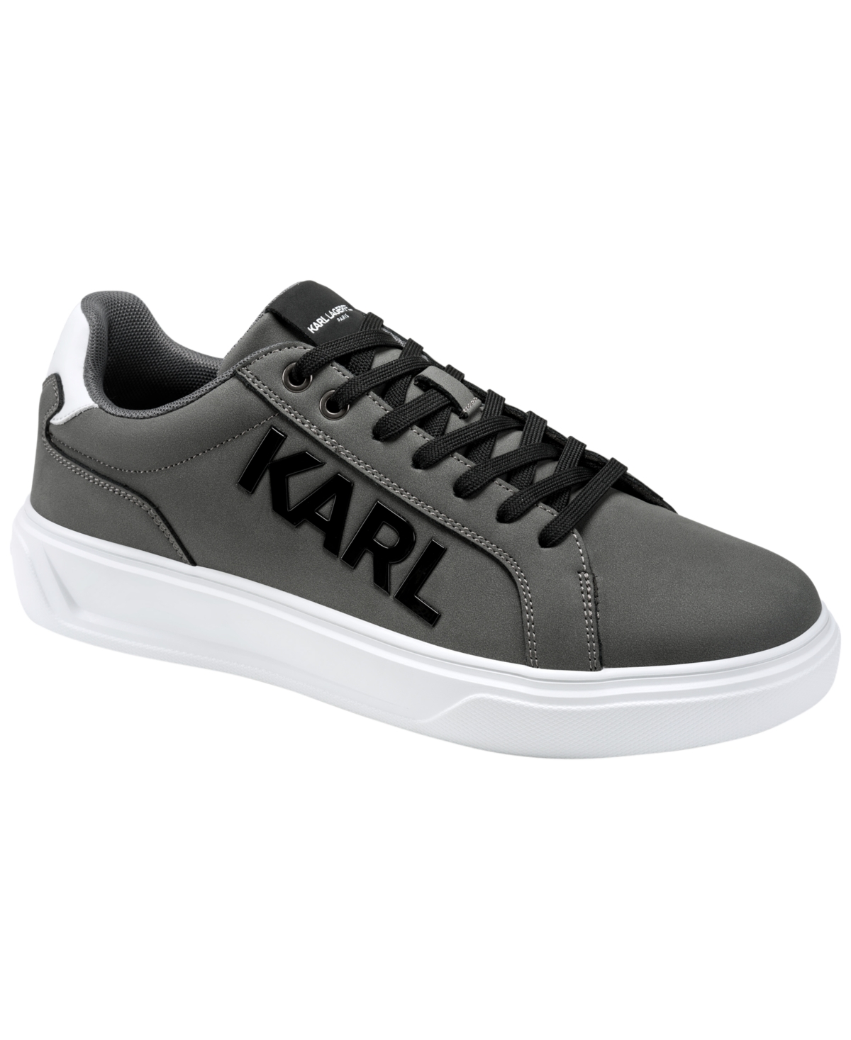 Click here for Karl Lagerfeld Paris Mens Runner Sneakers - Gray prices