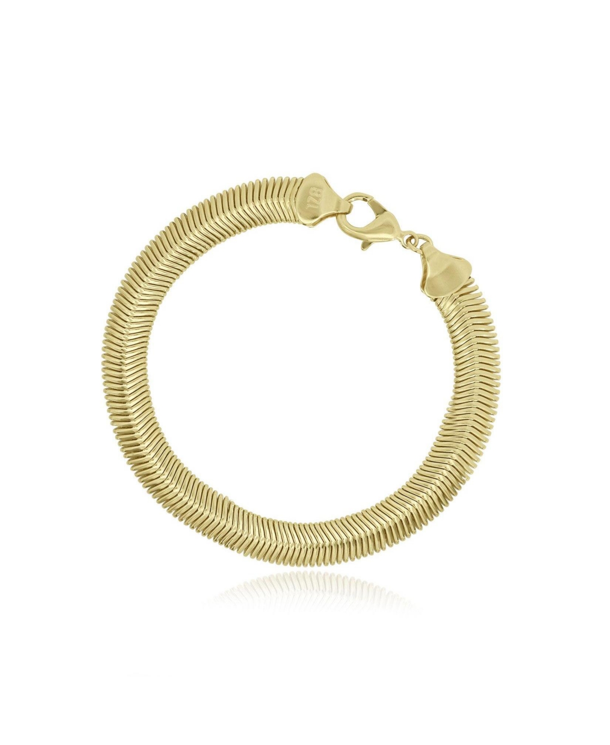 Click here for The Lovery Silk Snake Bracelet 8 Millimeters - Gol... prices