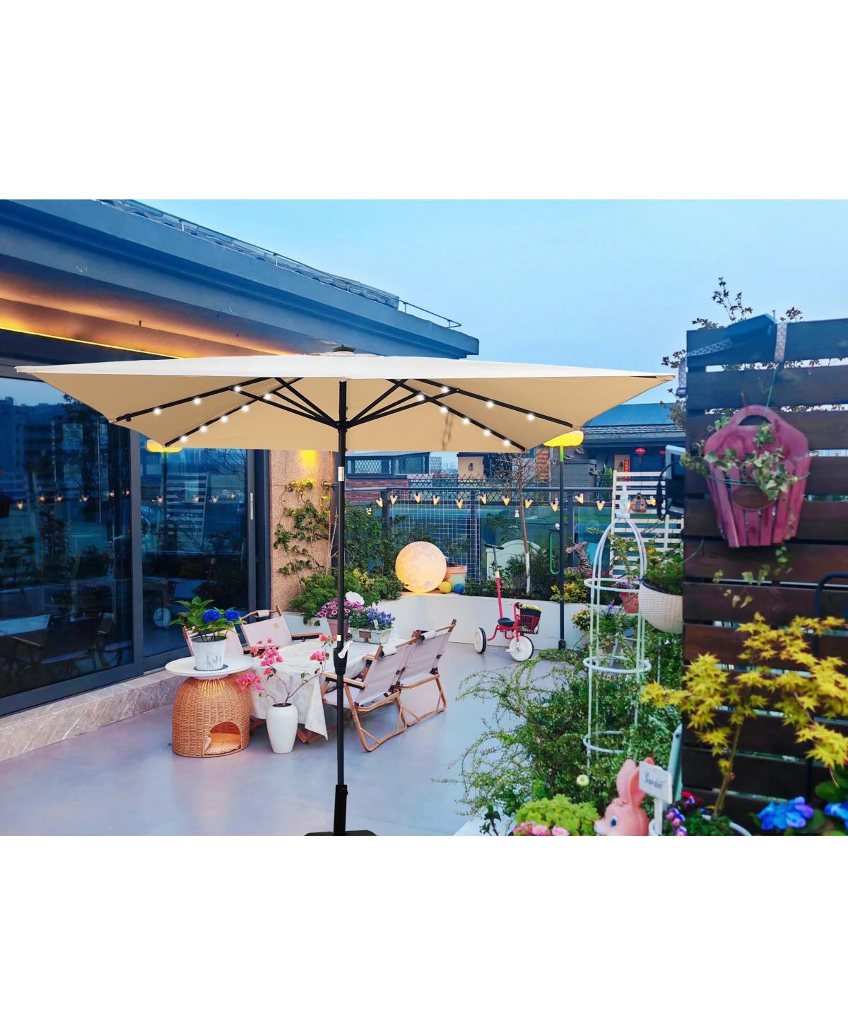 Click here for Streamdale Furniture Square 2.5x2.5M Solar Led Pat... prices