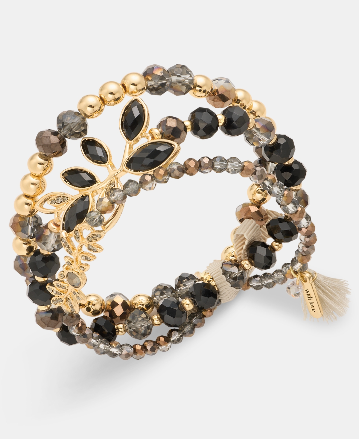 Click here for lonna & lilly Beaded Stretch Bracelets  3-Piece Se... prices