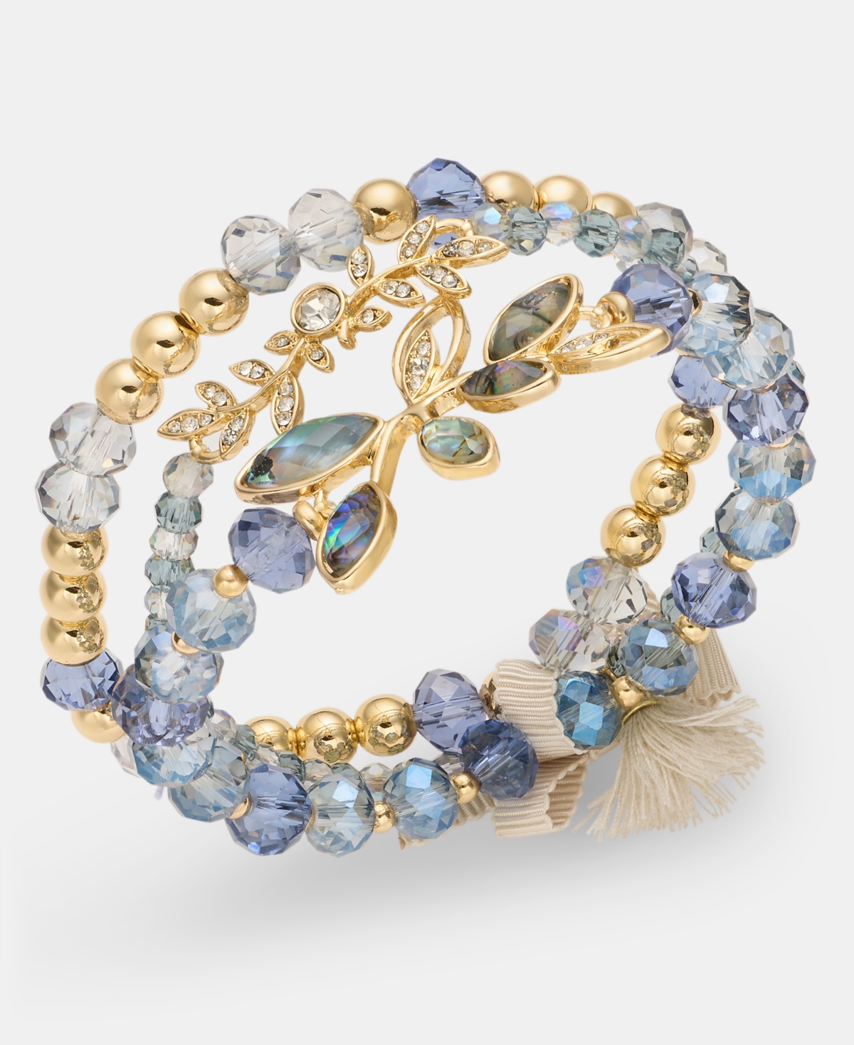 Click here for lonna & lilly Beaded Stretch Bracelets  3-Piece Se... prices