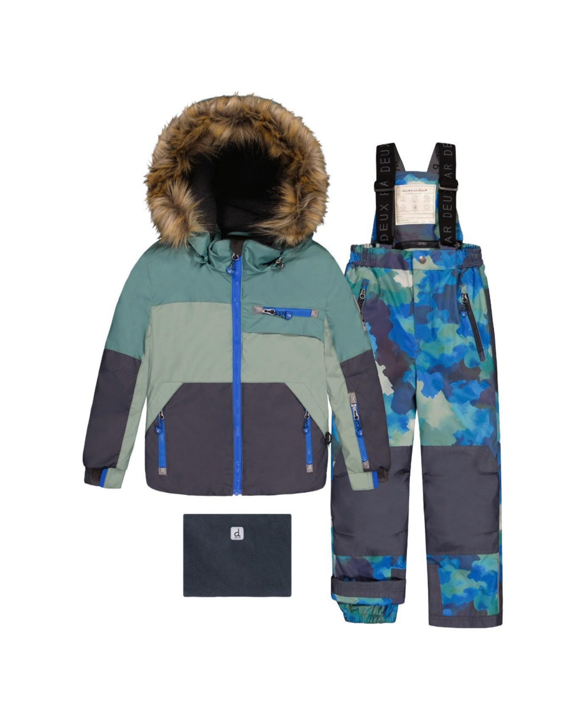 Click here for Deux par Deux Little and Big Boy 6-14 Two Piece Pl... prices