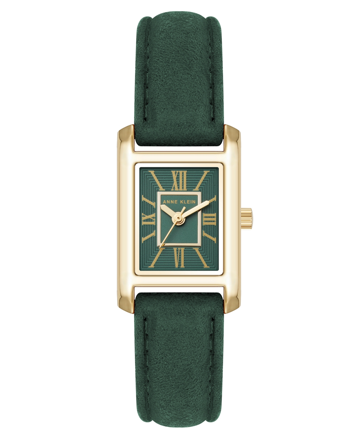 Click here for Anne Klein Womens Quartz Rectangle Green Leather W... prices