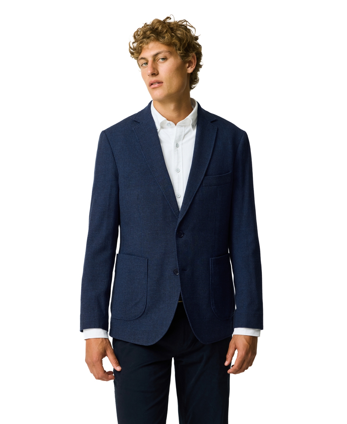 Click here for Rodd & Gunn Mens Willow Flat Wool Jacket - Indigo prices