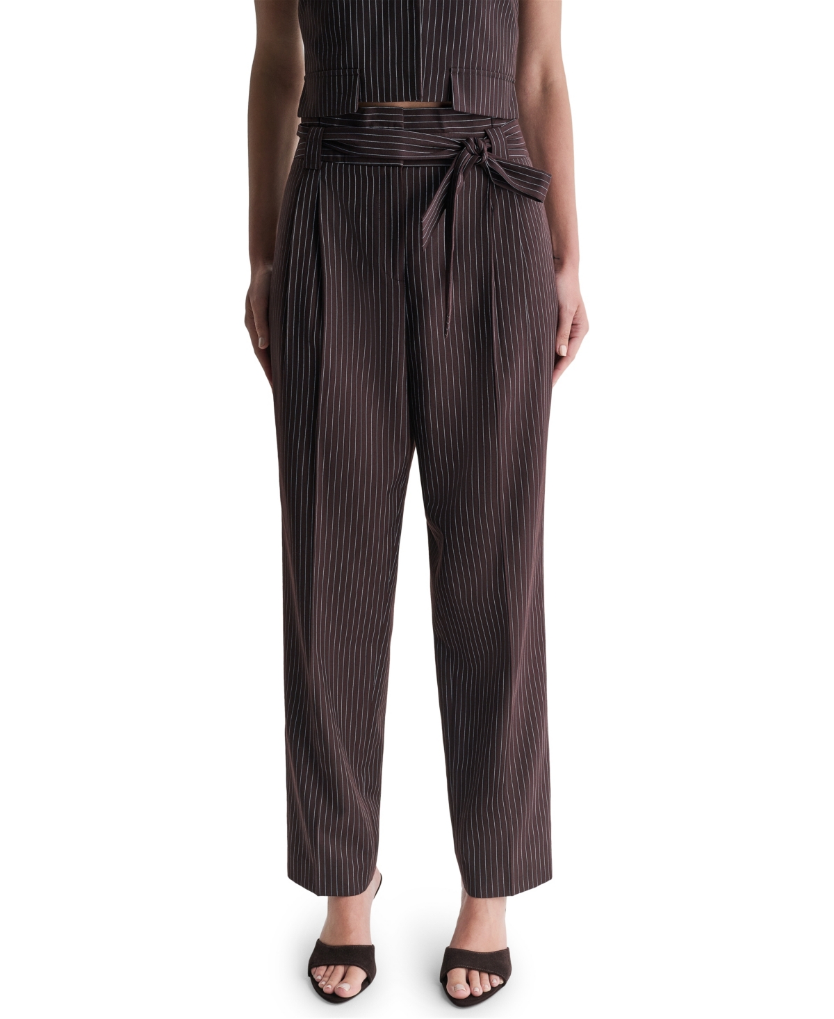 Click here for Bcbg Womens High-Rise Wide-Leg Full-Length Pants -... prices