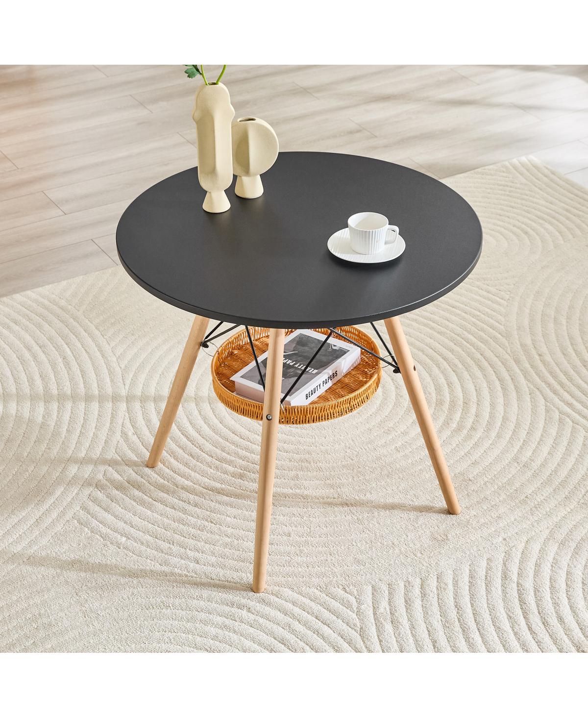 Click here for Streamdale 31.5 Circular Dining Table with Woven S... prices