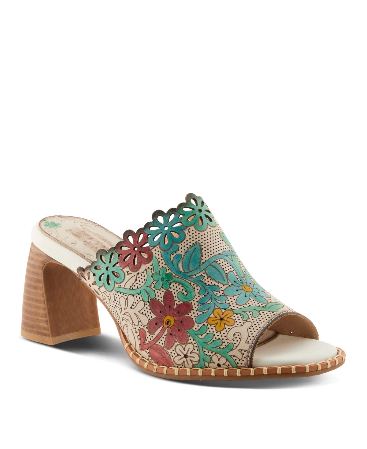 Click here for LArtiste Womens Foxxila Slide with Laser-Cut Detai... prices
