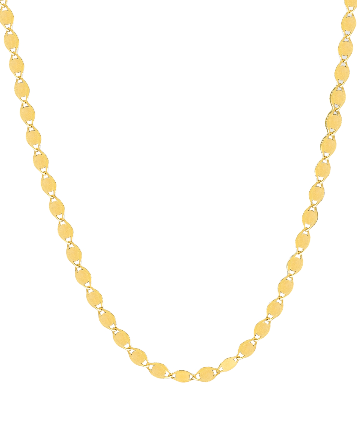 Click here for Italian Gold Leaf Chain 18 Necklace in 10k Yellow... prices