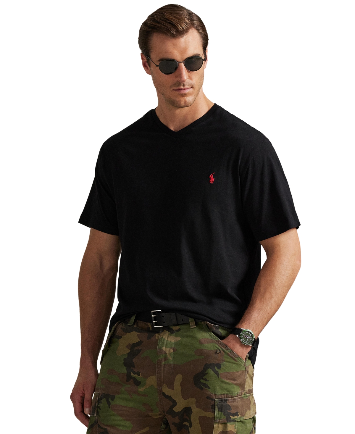 Click here for Polo Ralph Lauren Mens Big & Tall Classic Fit V-Ne... prices