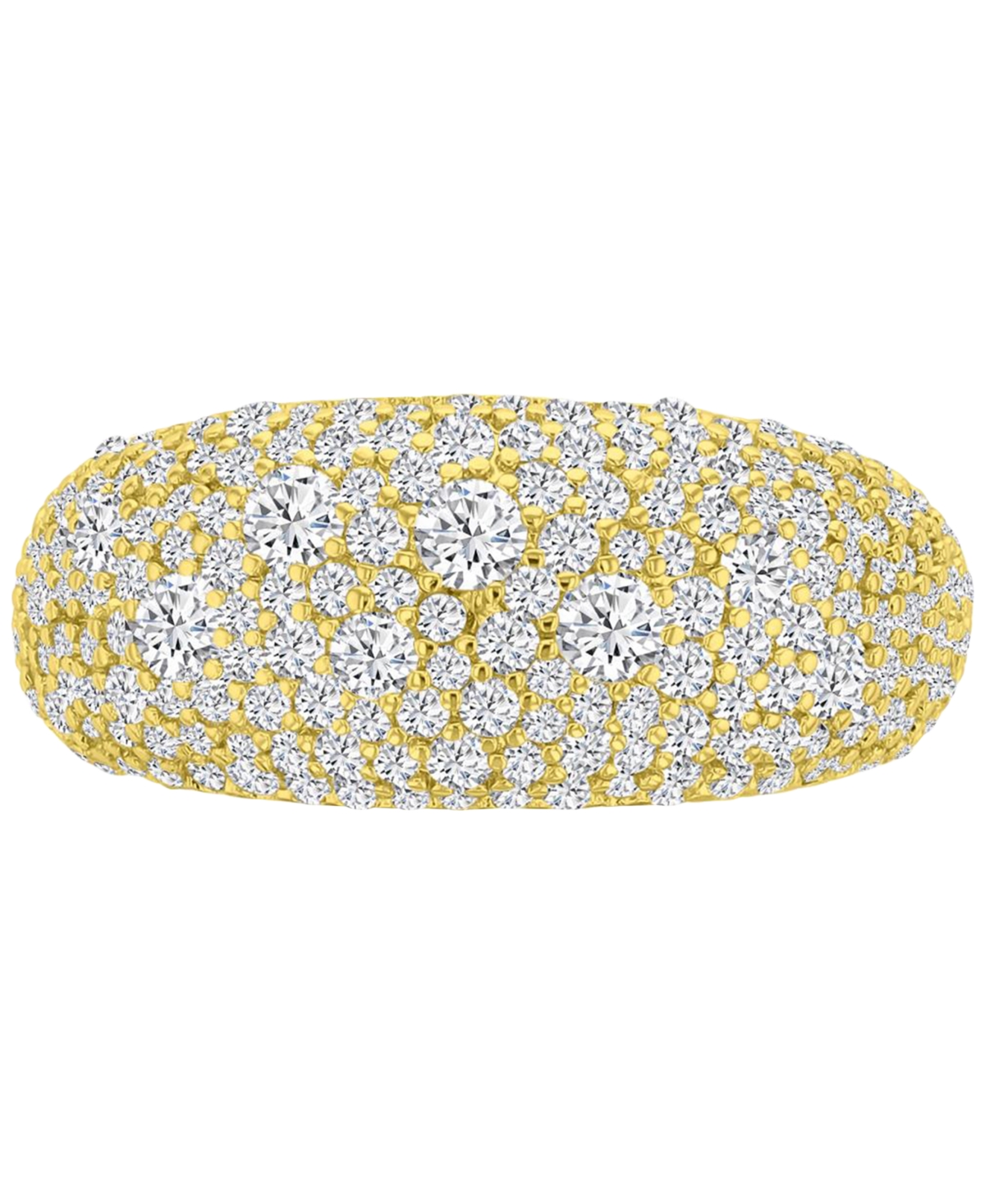 Click here for Macys 14k Gold-Plated Pave Statement Fashion Ring... prices