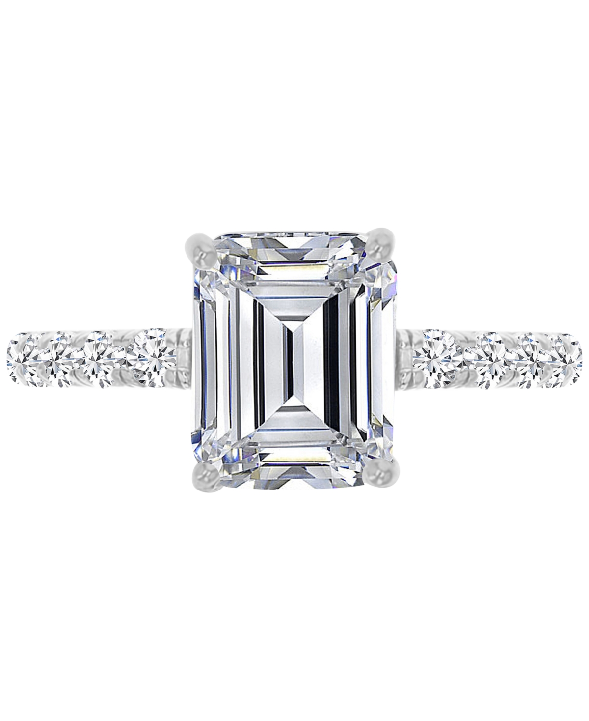 Click here for Macys 14k Gold-Plated Emerald Cut Fashion Bridal R... prices