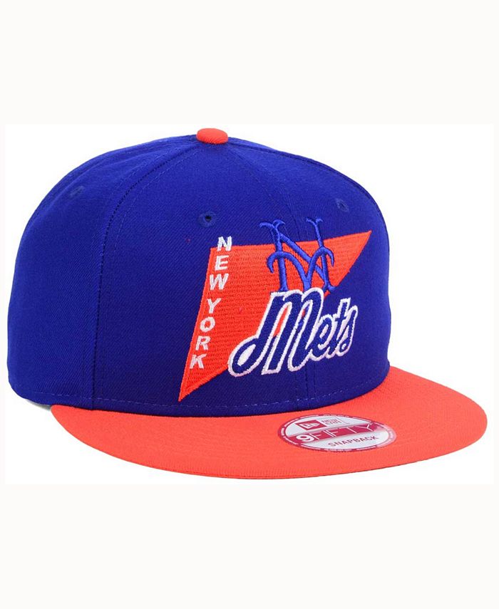 New Era New York Mets Logo Stacker 9FIFTY Snapback Cap - Macy's