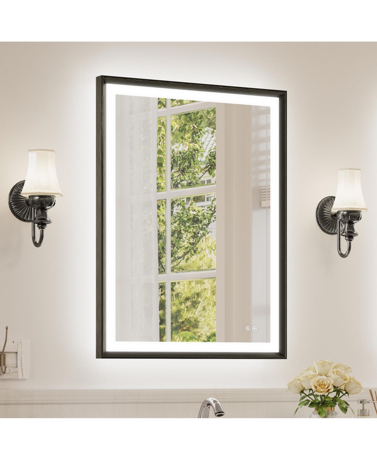 Click here for Sonkuki Led Bathroom Mirror with Front and Backlig... prices
