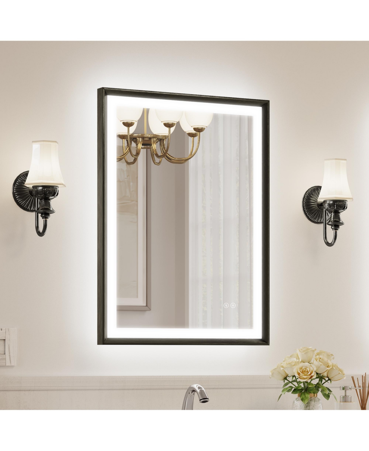 Click here for Sonkuki Led Bathroom Mirror with Front and Backlig... prices