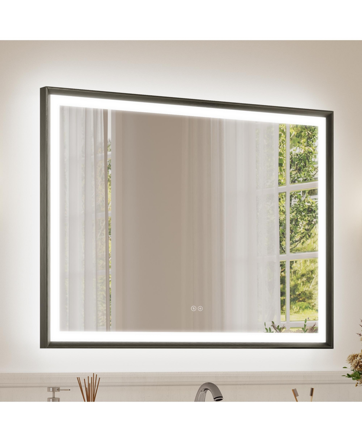 Click here for Sonkuki Led Bathroom Mirror with Front and Backlig... prices