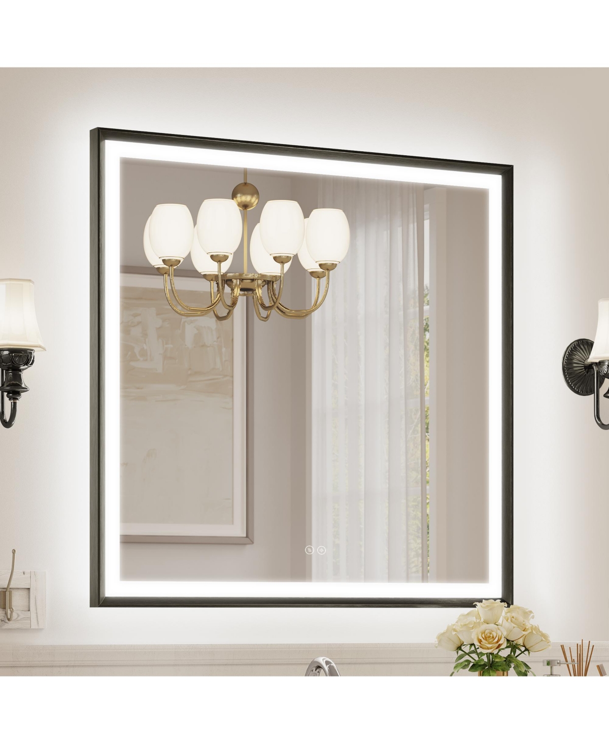 Click here for Sonkuki Led Bathroom Mirror with Front and Backlig... prices