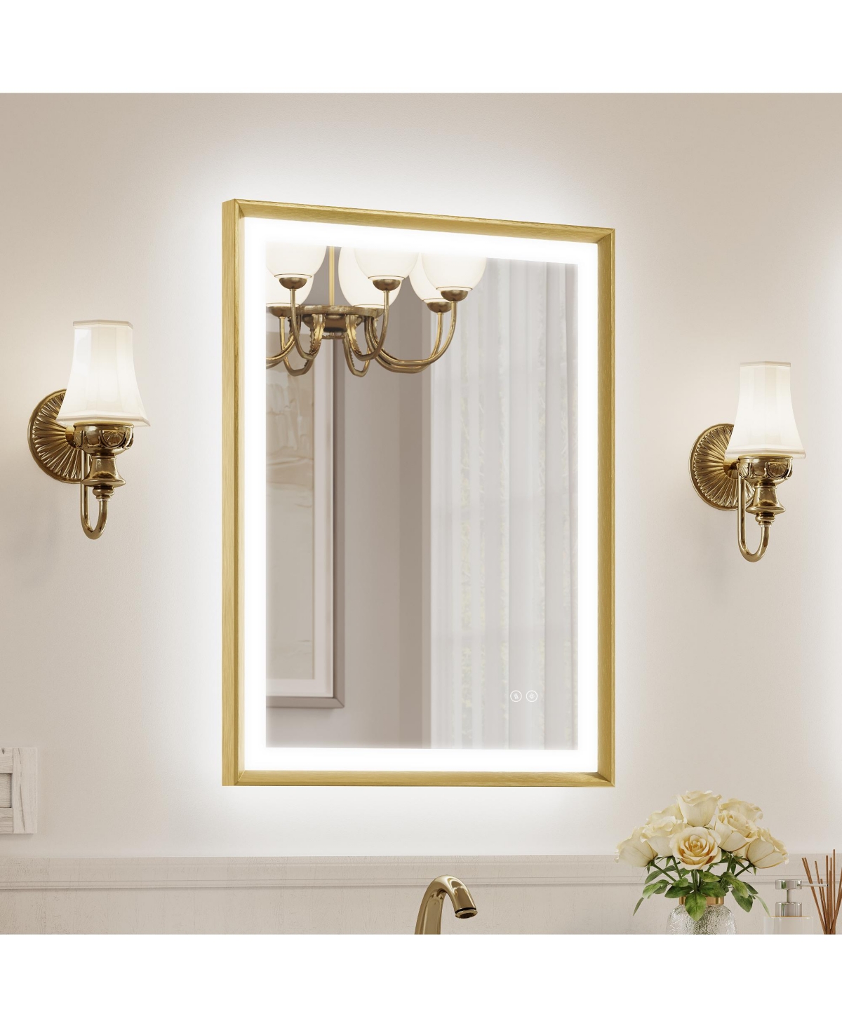 Click here for Sonkuki Led Bathroom Mirror with Front and Backlig... prices