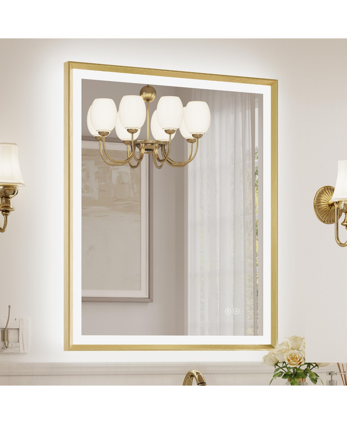 Click here for Sonkuki Led Bathroom Mirror with Front and Backlig... prices