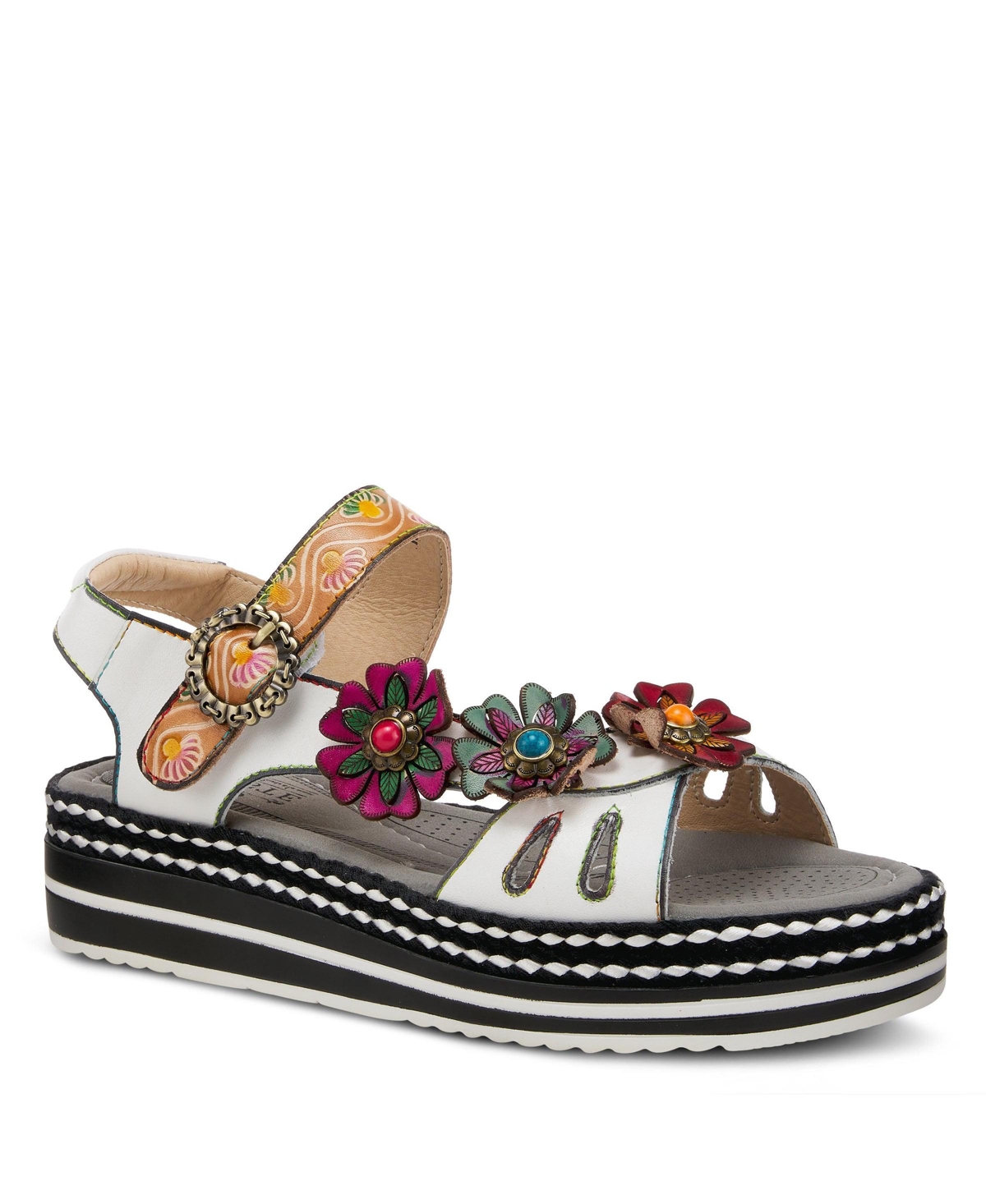 Click here for LArtiste Womens Laga Platform Sandal with Hand-Pai... prices