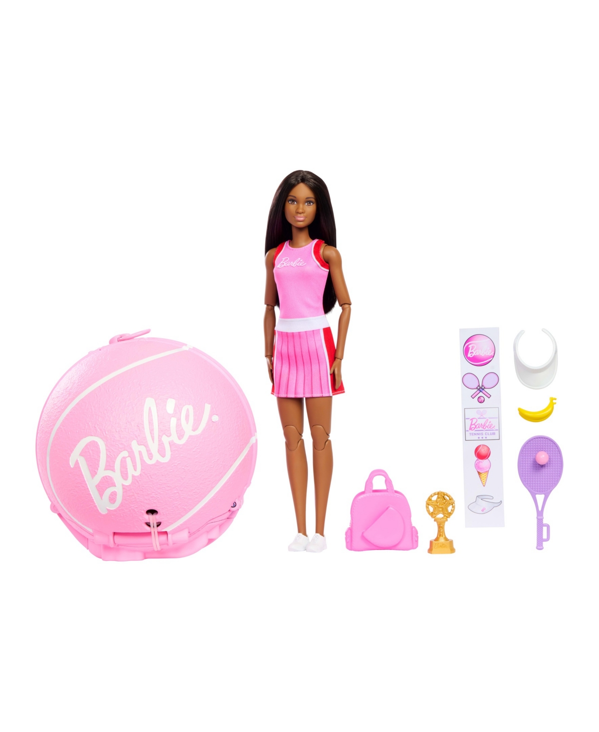 Click here for Barbie Team Barbie Roll & Reveal Tennis Player Bru... prices