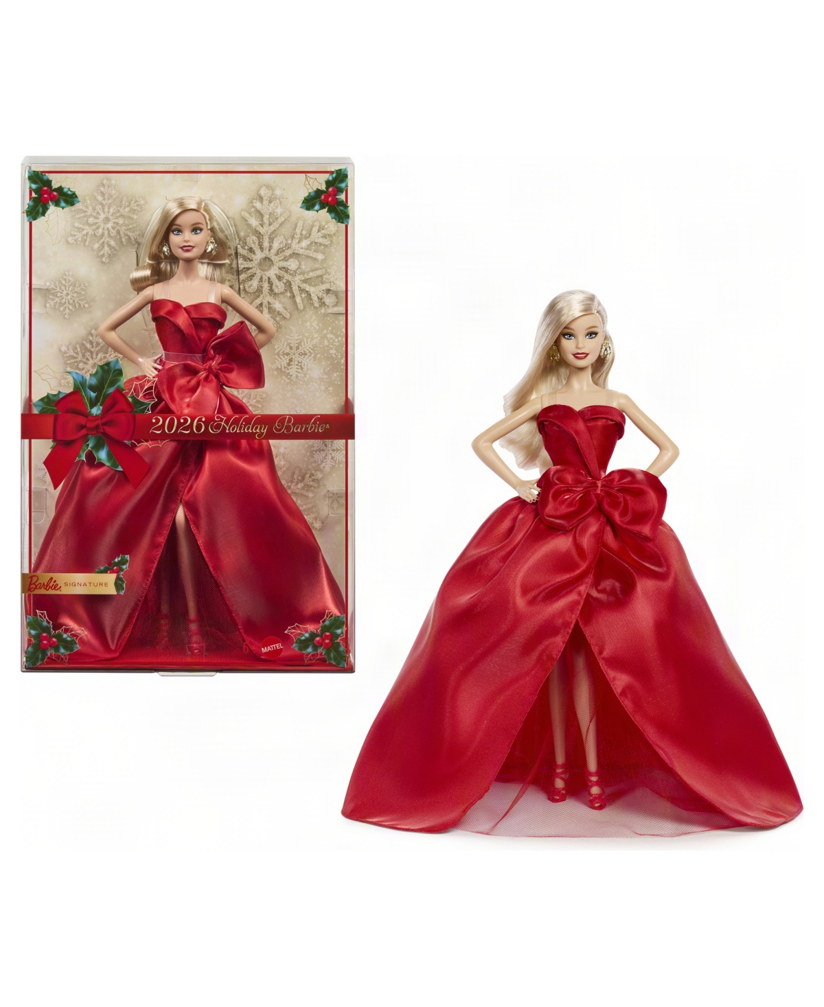 Click here for Barbie 2026 Holiday 13 Strapless Gown Bow Detail F... prices