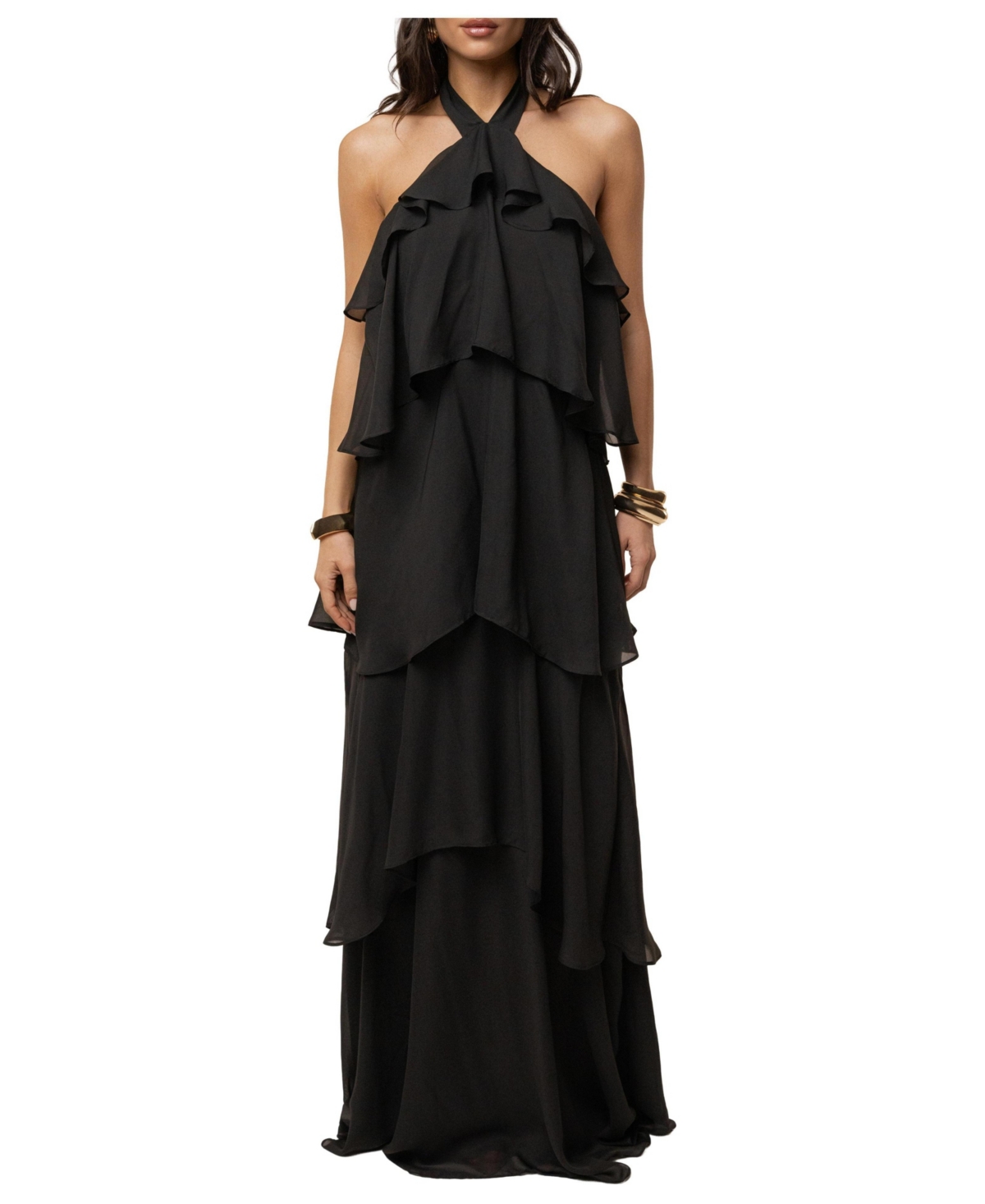 Click here for Jluxlabel Womens Head In The Clouds Maxi Dress - B... prices