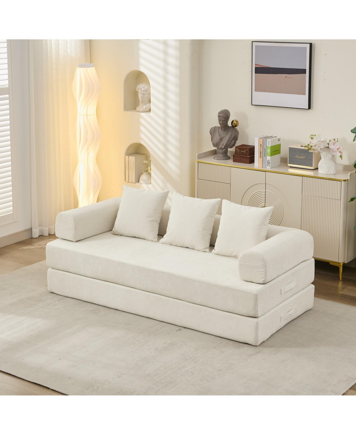 Click here for Clihome Convertible Folding Mattress Couch  Chenil... prices