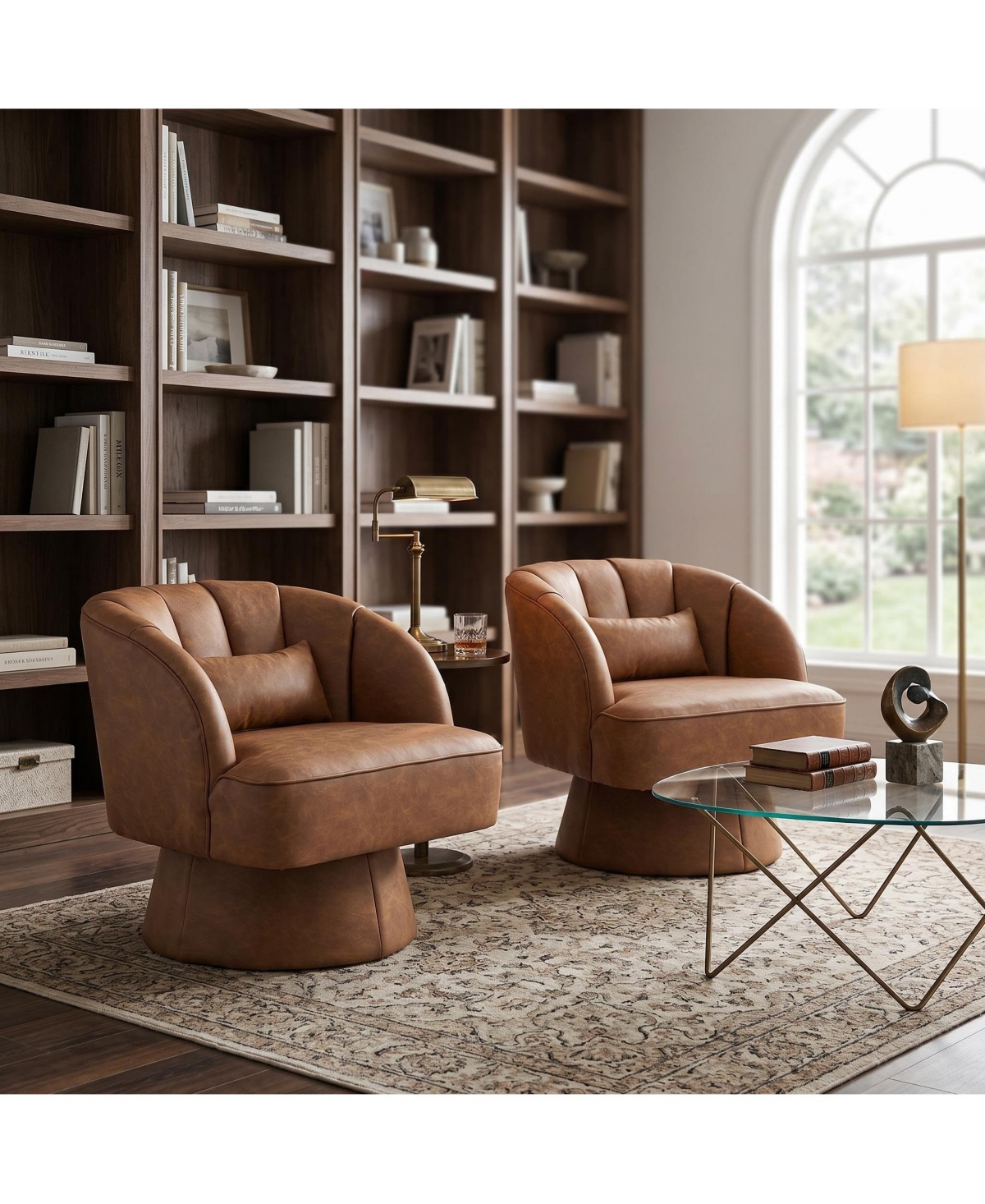 Click here for homfan 360degree(s) Swivel Barrel Chairs Set of 2... prices
