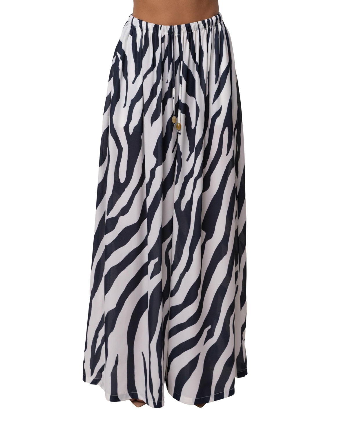 Click here for Jluxlabel Womens Resort Glow Chiffon Pant - Navy z... prices