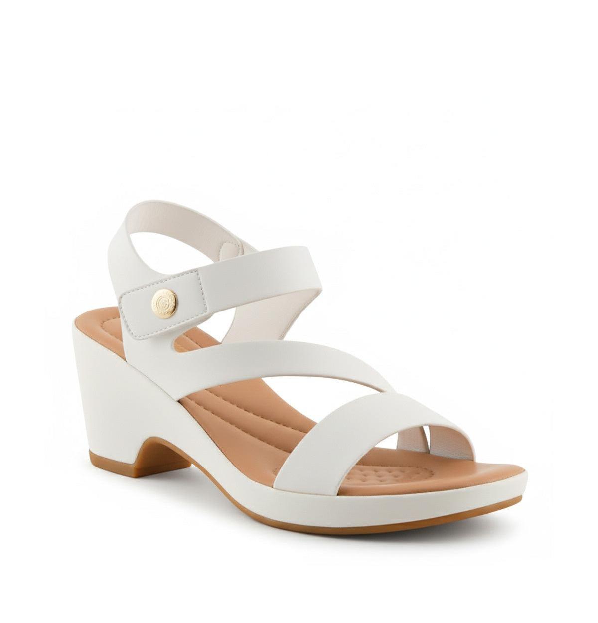 Click here for Patrizia Womens Guillen Wedge Sandal - White prices