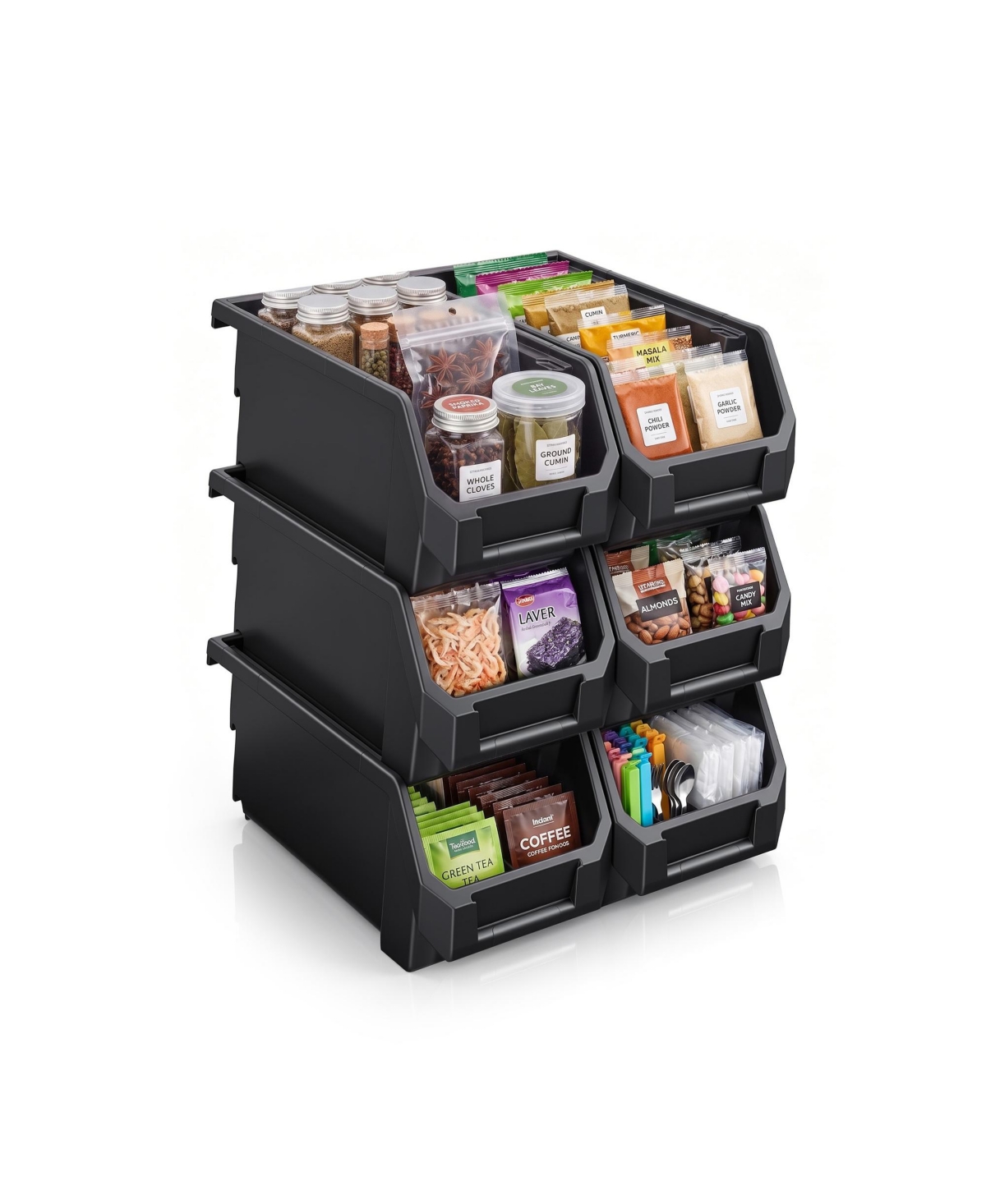 Click here for Sorbus Medium Open Front Stackable Kitchen Storage... prices