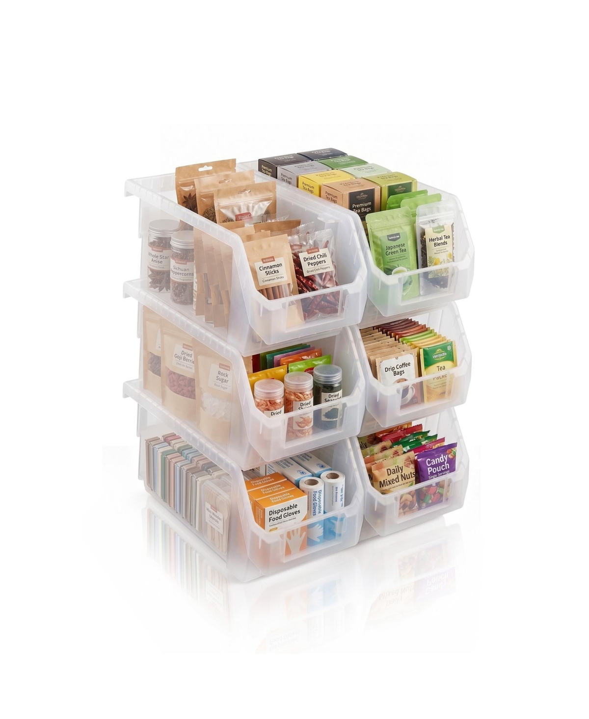 Click here for Sorbus Medium Open Front Stackable Kitchen Storage... prices