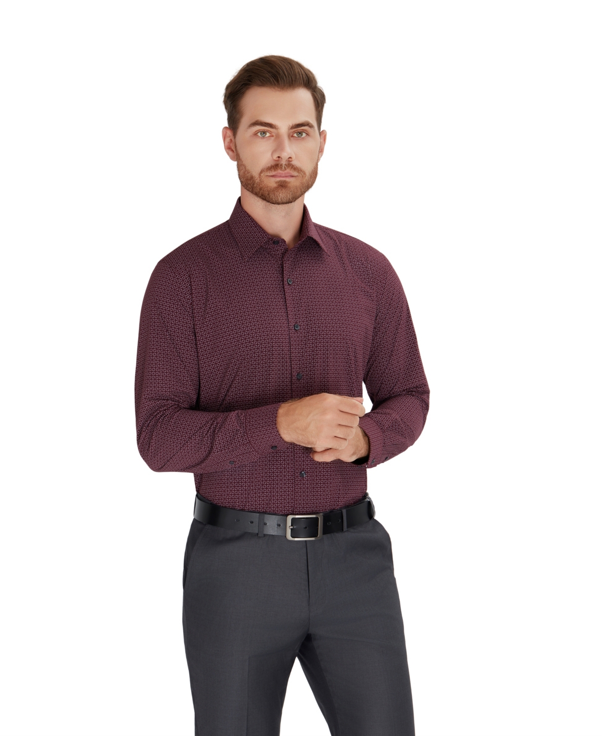 Click here for Alfani Mens Slim-Fit Spread Collar Dress Shirt - B... prices